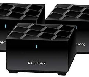 Netgear Nighthawk Mesh WiFi 6 System (MK6W) Up to 4,500 sq. ft. Dual-Band Easy Mesh Compatible Internet Speeds Over 100Mbps