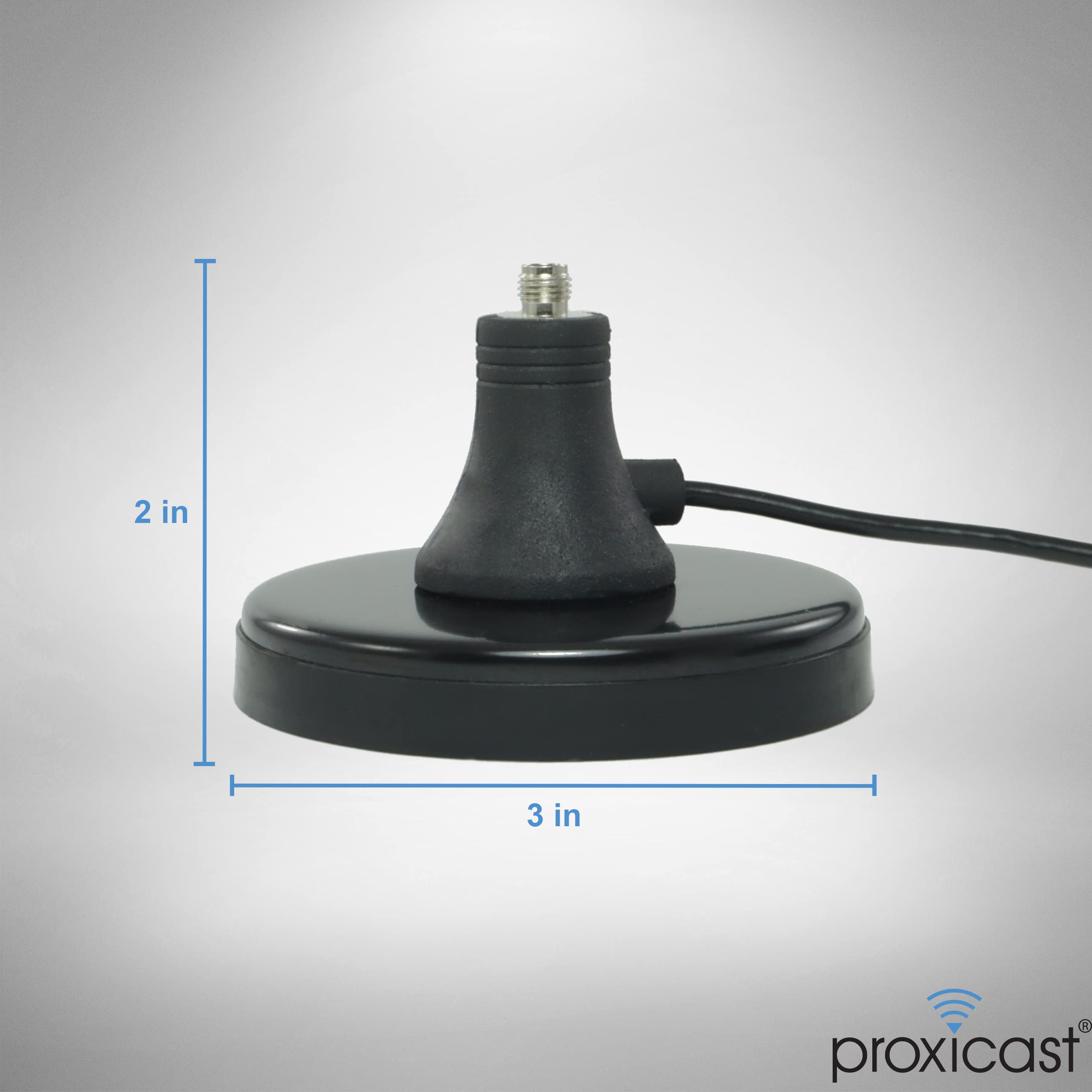 Proxicast 5-8 dBi 4G/5G External Magnetic High Gain Cell Antenna Compatible with AT&T Nighthawk M6 / MR6110 & MR6500, M5 / MR5200, M1 / MR1100, Verizon 8800L & Any Hotspot with TS9 connectors