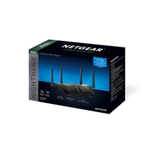 Netgear Nighthawk AX6 6-Stream AX4300 WiFi 6 Router (RAX45-100NAS) (Renewed)