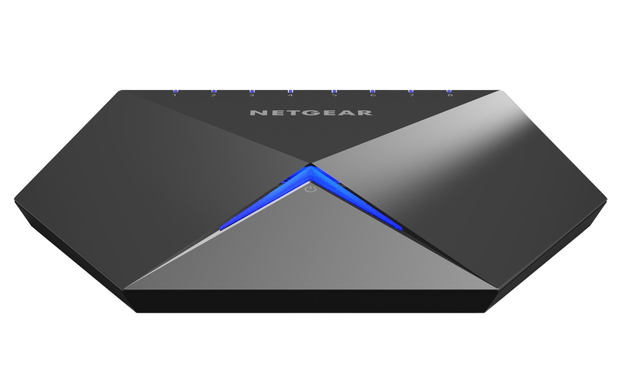 NETGEAR Nighthawk S8000 Gaming & Streaming Advanced 8-Port Gigabit Ethernet Switch (GS808E)