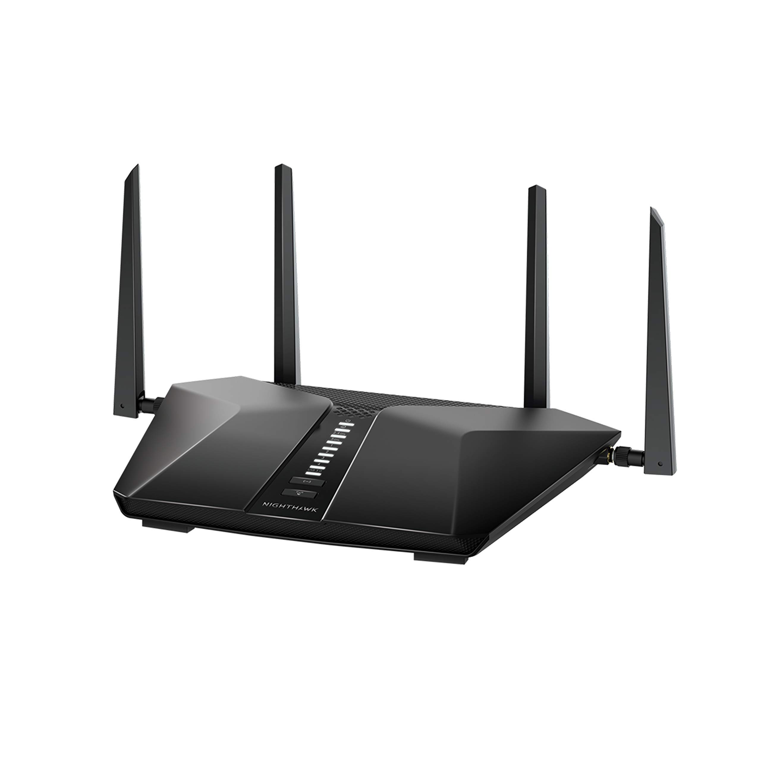 NETGEAR Nighthawk 5-Stream AX5 WiFi 6 Router (RAX43) � AX4200 Wireless Speed (Up to 4.2 Gbps) | 2,000 sq. ft. Coverage (Renewed)