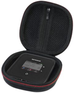 hard travel carrying case for netgear nighthawk m6/m5 5g wifi 6 mobile hotspot router(only case)