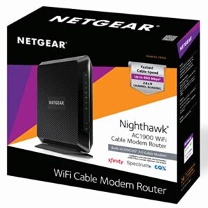 NETGEAR Nighthawk C6900-100NAS Dual Band AC1900 Cable Modem Router