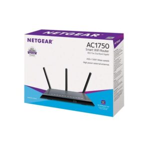 Netgear R6400 AC1750 Smart Wi-Fi Router (R6400-100NAS) Black - New (Renewed)