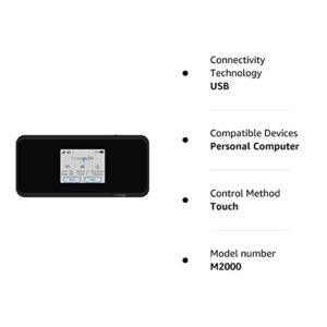 Inseego USB MiFi M2000 5G and 4G LTE Hotspot T-Mobile | All Day Battery Life | WiFi 6 Technology (Renewed)