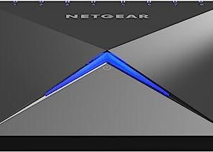 NETGEAR Nighthawk S8000 Gaming & Streaming Advanced 8-Port Gigabit Ethernet Switch (GS808E) Renewed