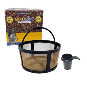 goldtone reusable coffee filter fits keurig essentials and k-duo coffee makers and brewers w/scoop