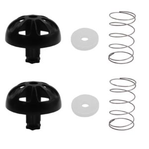 koleoll 2 pack coffee maker brew basket stop valve kit 112435-000-000 185774-000-000 compatible with hamilton beach coffee makers 990117900 990237500