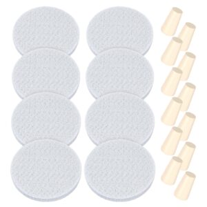 20pcs reusable cold brew coffee filters & stoppers replacement compatible with toddy cold brew system (include 8pcs coffee filters & 12pcs rubber stoppers)