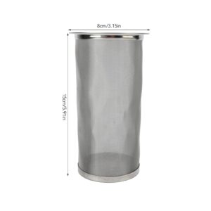 Cold Brew Coffee Filter Stainless Steel Filter Coffee Tea Infuser Coffee Strainer Mason Canning Jar Mesh Coffee Filter for Wide Mouth Mason Canning Jar and Iced Tea Maker(8 * 15cm)