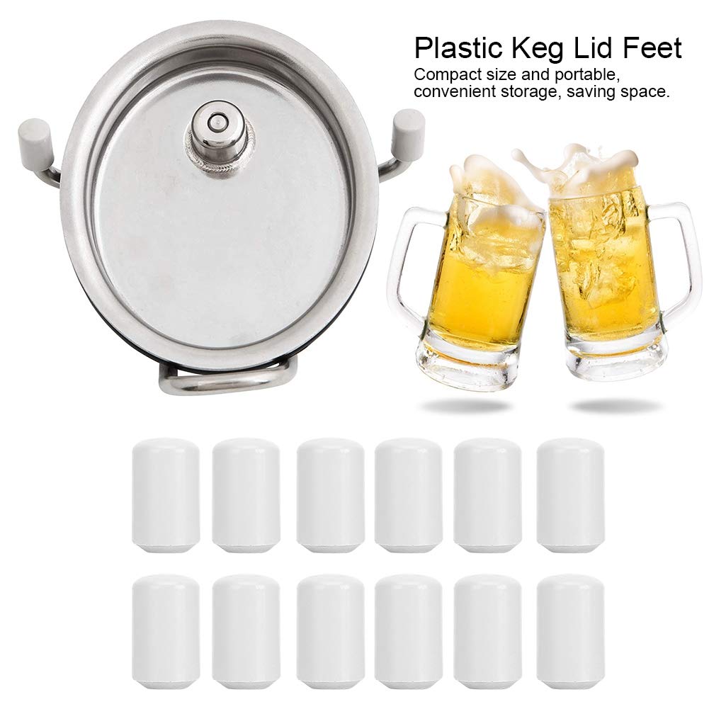 Plastic Keg Lid Feet Replacement Accessories For Homebrew Beer Keg Parts Kegging Hardware Tool 12 PCS