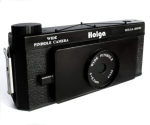 holga 120 wpc panoramic pin hole camera wide format film lomo camera black