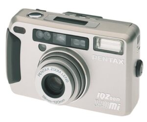 pentax iq zoom 120mi quartz date 35mm camera