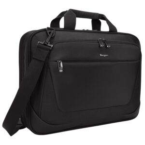 targus citylite laptop briefcase shoulder messenger bag for 15.6-inch laptop, black (tbt053us)