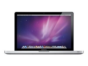 apple macbook pro mc721ll/a 15.4-inch laptop (500 gb hdd, 2 ghz i7 quad core processor, 4 gb sdram) (refurbished)