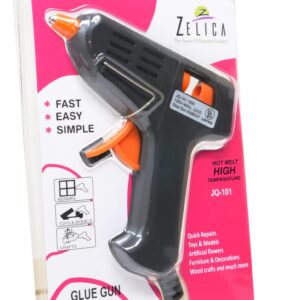 Hot Melt Mini Glue Gun (4 pack) for Arts & Crafts, (including 2 glue sicks each) Schools & Repairs, small glue gun for kids art DIY projects