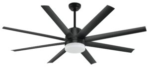 yitahome black ceiling fans 60 inch with lights and remote, modern fan for indoor outdoor with quiet reversible 6 speeds motor, dimmable led 3 color, memory function for bedroom living room patio