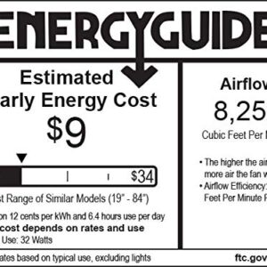 MINKA-AIRE F896-84-WHF Xtreme H2O 84 Inch Outdoor Ceiling Fan with DC Motor in Flat White Finish