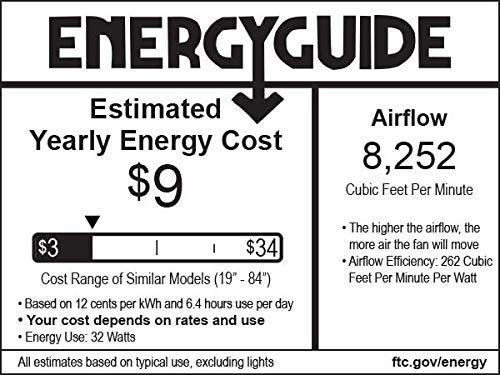 MINKA-AIRE F896-84-WHF Xtreme H2O 84 Inch Outdoor Ceiling Fan with DC Motor in Flat White Finish