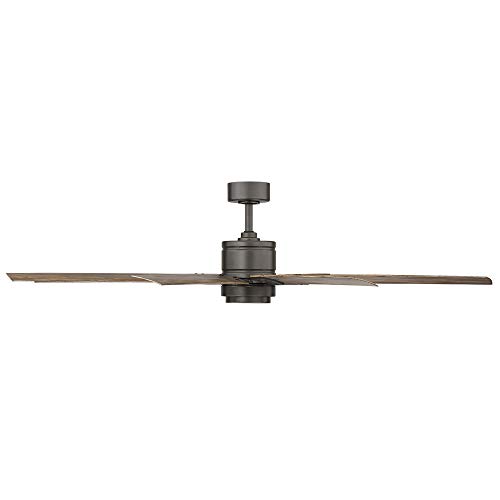 Renegade Smart Indoor and Outdoor 8-Blade Ceiling Fan 66in Oil Rubbed Bronze Barn Wood with 3000K LED Light Kit and Remote Control works with Alexa, and iOS or Android App