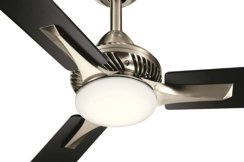 Kichler 300031BSS Kosmus 52'' Ceiling Fan with LED Lights & Remote Control, Brushed Stainless Steel