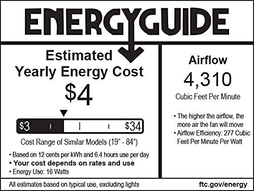 MINKA-AIRE F787-CL Simple 52 Inch Outdoor 3 Blade Ceiling Fan with DC Motor in Coal Finish