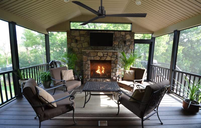 MINKA-AIRE F787-CL Simple 52 Inch Outdoor 3 Blade Ceiling Fan with DC Motor in Coal Finish