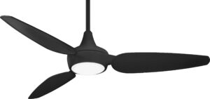 minka-aire f675l-cl seacrest 60" outdoor ceiling fan with remote, coal