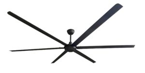 iliving 102 inch, 6 blades bldc big ceiling fan, high volume low speed outdoor fan with powerful brushless dc motor reversible industrial commercial and residential, 17800 cfm at 90 rpm with ir remote