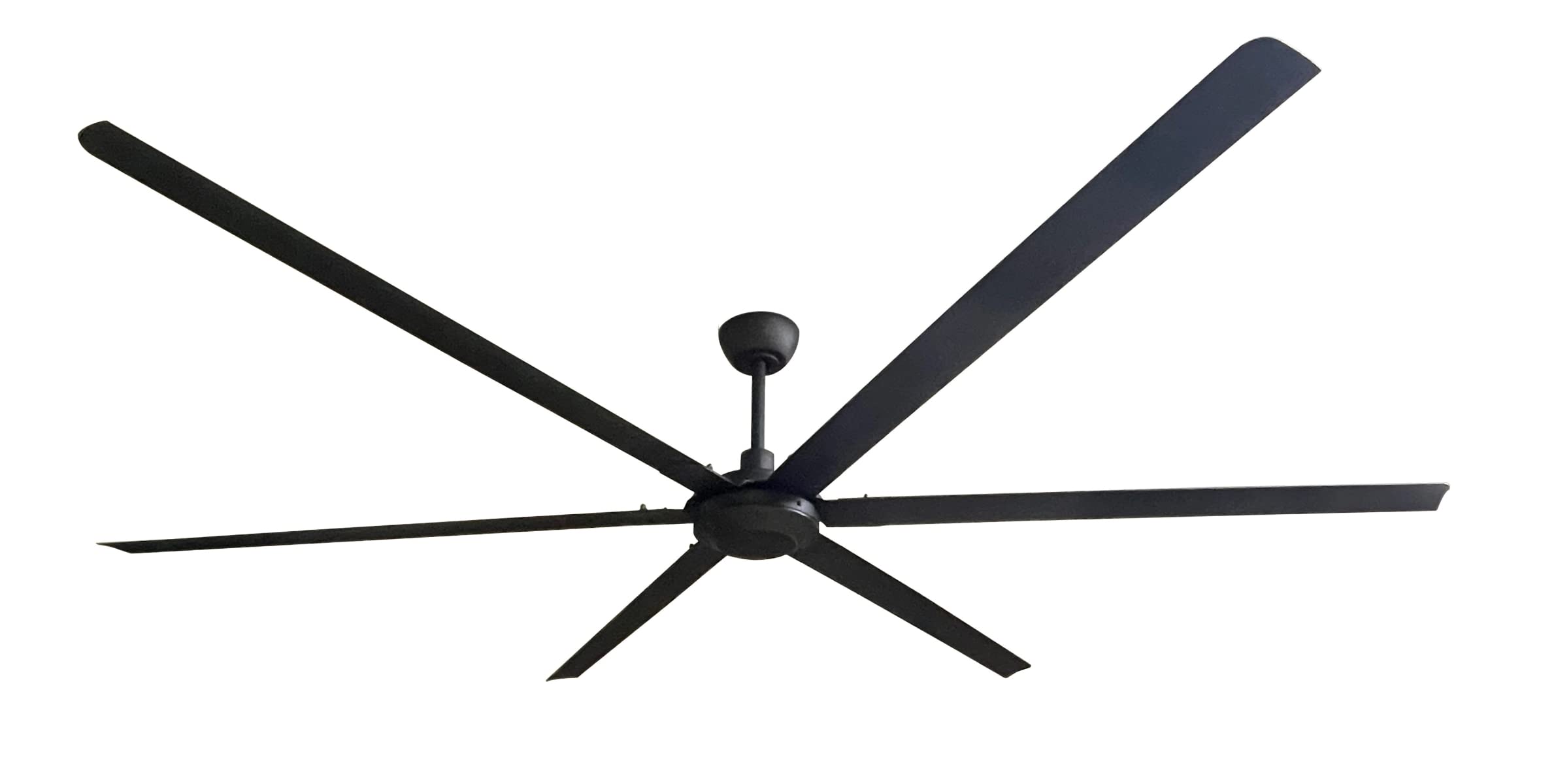 iLiving 102 Inch, 6 Blades BLDC Big Ceiling Fan, High Volume Low Speed Outdoor Fan with Powerful Brushless DC Motor Reversible Industrial Commercial and Residential, 17800 CFM at 90 RPM with IR Remote