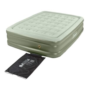 Coleman Air Mattress | Double-High SupportRest Air Bed for Indoor or Outdoor Use , Green