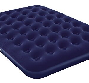 Bestway Flocked Queen Airbed without Inflation Pump, 80 x 60 x 8.5-Inch, Blue