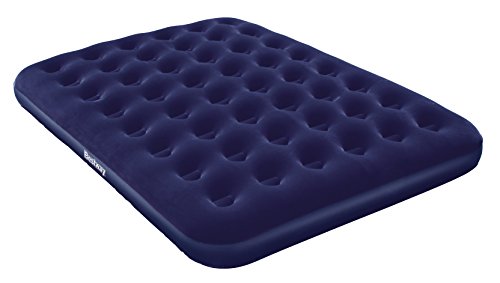 Bestway Flocked Queen Airbed without Inflation Pump, 80 x 60 x 8.5-Inch, Blue