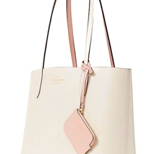 Kate Spade Ava Reversible Leather Tote (Parchment)