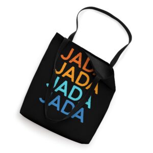 Jada Customize Name Outfit Idea Tote Bag