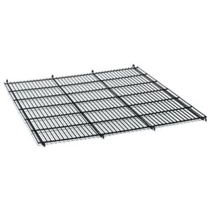 proselect replacement floor grates for modular cages - black epoxy-coated floor grates modular cages, 24" x 22½" x ¾