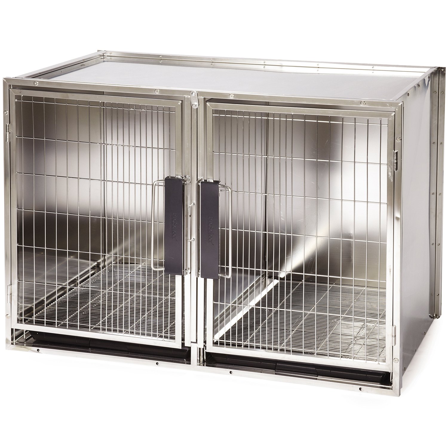 ProSelect Stainless Steel Modular Kennel, Large