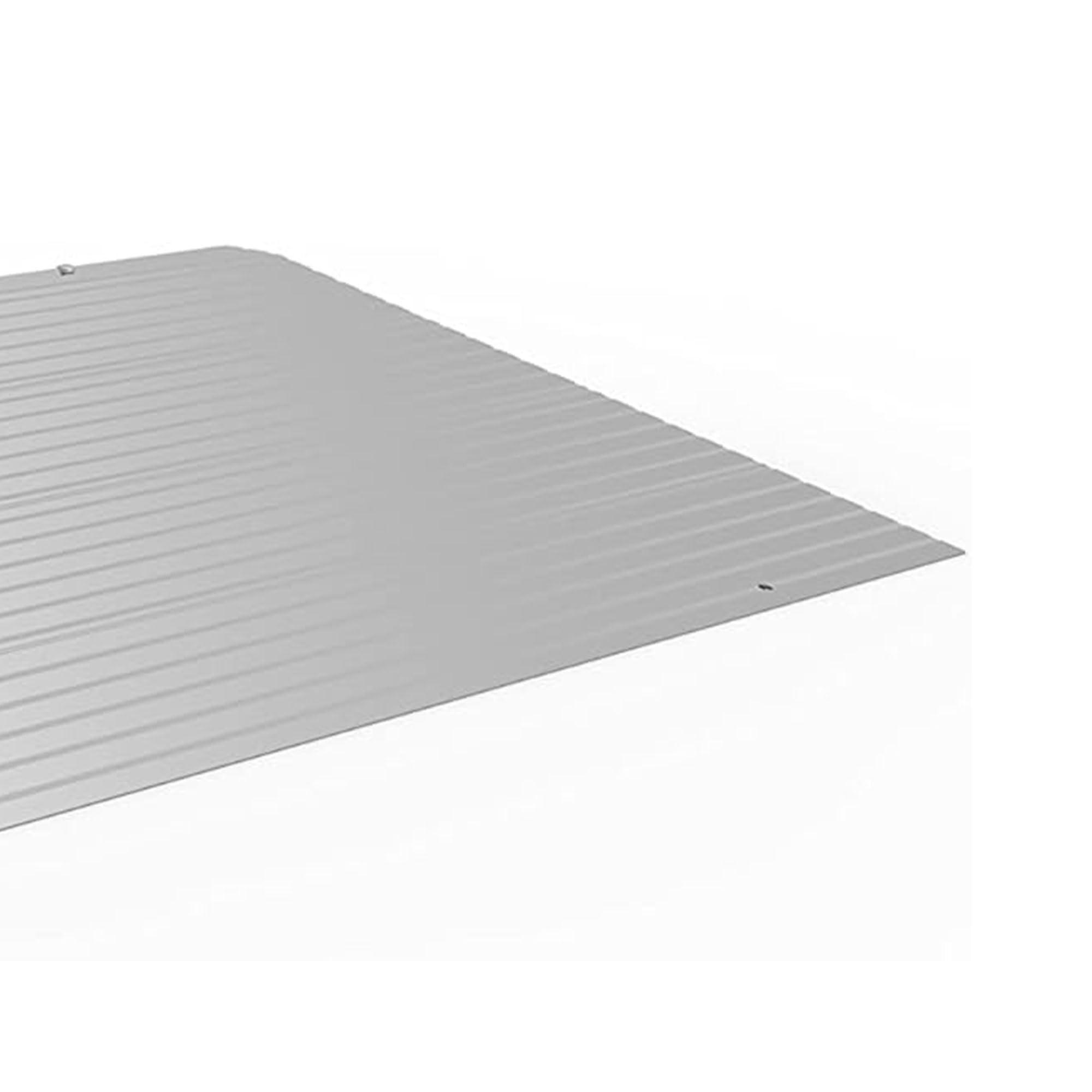 EZ-ACCESS TRANSITIONS 4 Inch Portable Self Supporting Aluminum Modular Entry Threshold Ramp Ideal for Doorways and Raised Landings