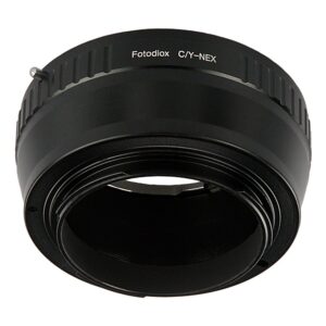 Fotodiox Lens Mount Adapter Compatible with Contax/Yashica Lenses to Sony E-Mount Cameras