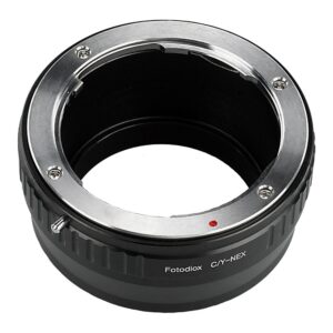 Fotodiox Lens Mount Adapter Compatible with Contax/Yashica Lenses to Sony E-Mount Cameras