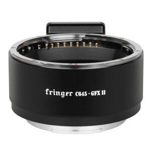 fringer c645-gfx ii smart adapter auto focus camera mount adapter ring compatible with all contax 645 lenses to fuji gfx100/100s/gfx50s/50r/50s ii cameras adapters