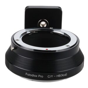 fotodiox pro lens mount adapter, contax/yashica (cy) slr lens to hasselblad xcd mount mirrorless digital camera systems (such as x1d-50c and more)