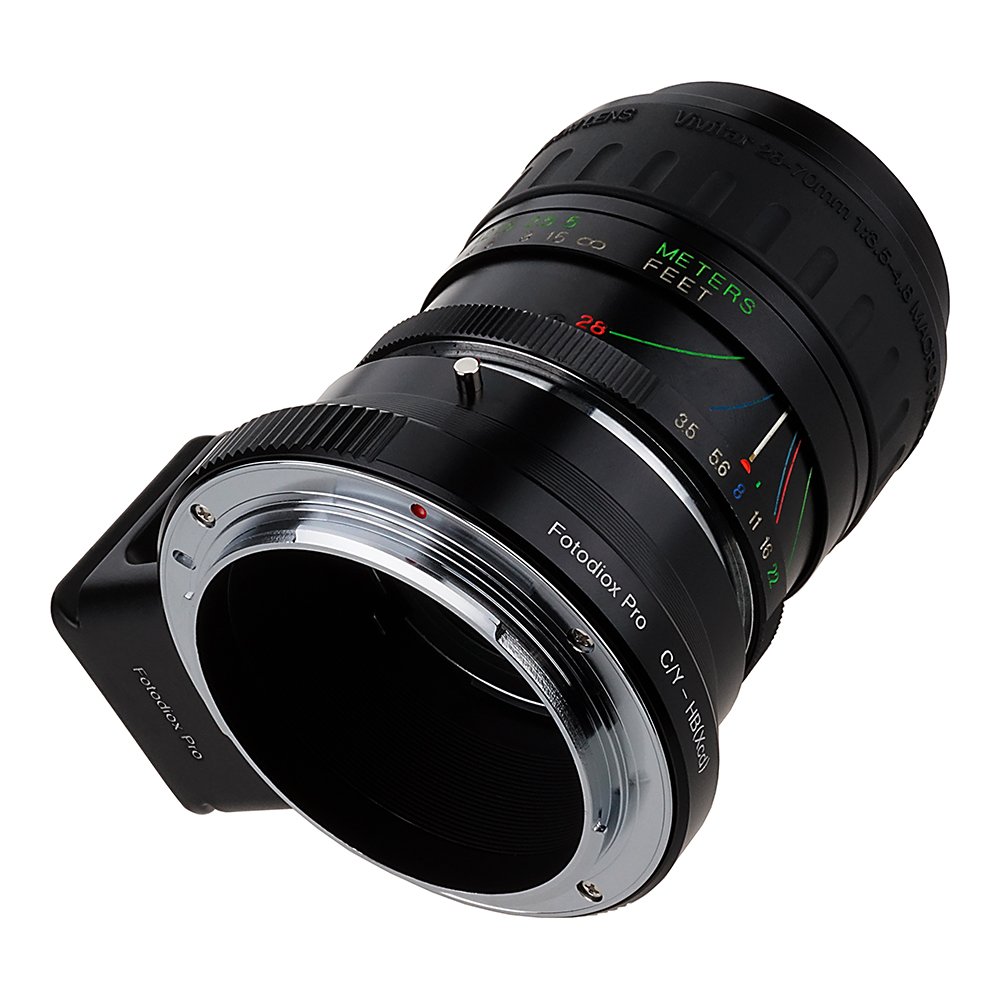 Fotodiox Pro Lens Mount Adapter, Contax/Yashica (CY) SLR Lens to Hasselblad XCD Mount Mirrorless Digital Camera Systems (such as X1D-50c and more)