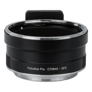 fotodiox pro lens mount adapter contax 645 (c645) mount lens to g-mount gfx mirrorless camera