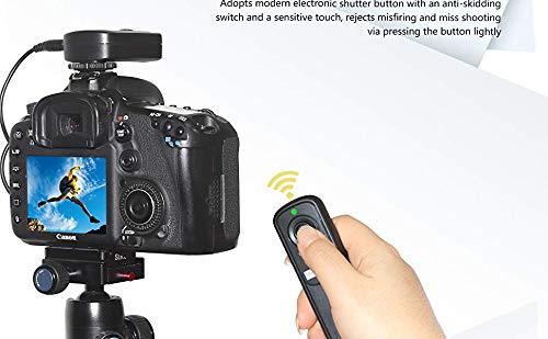 Pixel Oppilas 2.4GHz Digital Wireless Remote Shutter Release E3 for Canon, Fujifilm GFX50R, Samsung, Contax, Sigma and Hassleblad Cameras, Replaces Can RS-60E3