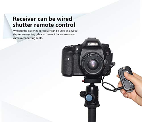 Pixel Oppilas 2.4GHz Digital Wireless Remote Shutter Release E3 for Canon, Fujifilm GFX50R, Samsung, Contax, Sigma and Hassleblad Cameras, Replaces Can RS-60E3