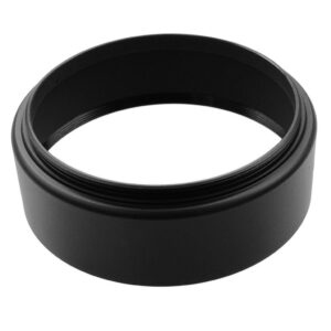 camdesign metal lens hood sun shade compatible with panasonic lumix fujifilm olympus pentax samsung sigma rangefinder universal cameras (52mm)