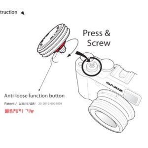 Gariz Metal XA-SBA2 Camera Screw Type Soft Button for X-PRO1 X100 X10 LEICA CONTAX, Silver