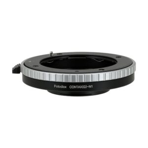 Fotodiox Lens Mount Adapter, Contax G Lens to Nikon 1-Series Camera Adapter with Focus Dial, fit Nikon 1 Mirrorless Cameras (Such as S2, J4, V3, AW1)