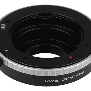 Fotodiox Lens Mount Adapter, Contax G Lens to Pentax Q-Series Camera, fits Pentax Q Mirrorless Cameras